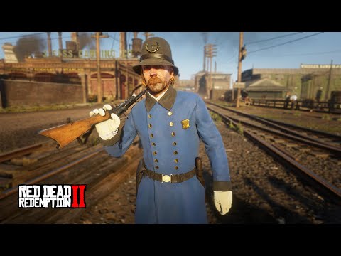 Playing as a Saint Denis Lawman in Red Dead Redemption 2 | RDR2