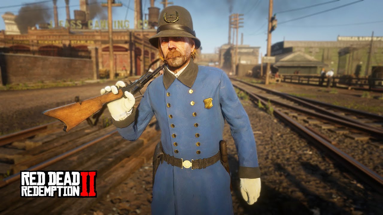 Playing as a Saint Denis Lawman in Red Dead Redemption 2 | RDR2 - YouTube