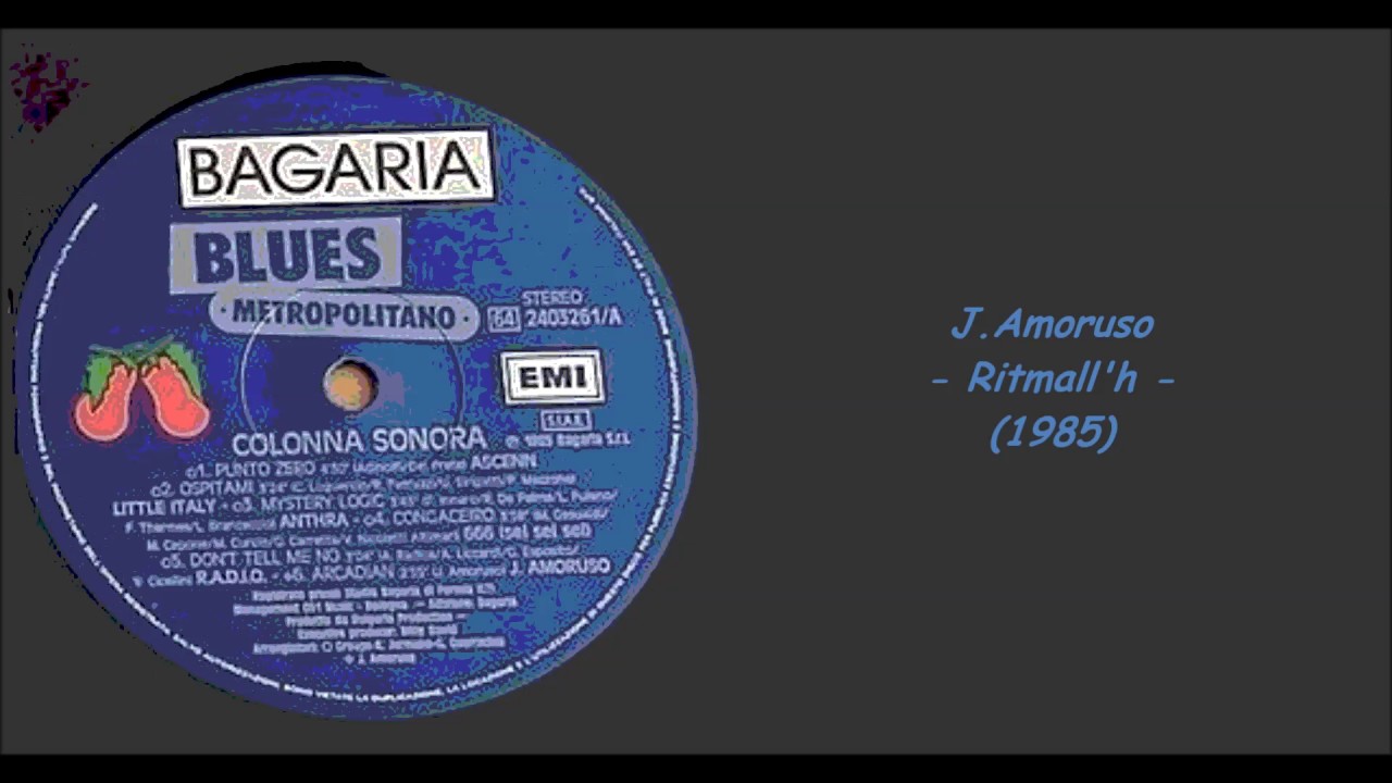 J. Amoruso - Ritmall'h (1985) - YouTube