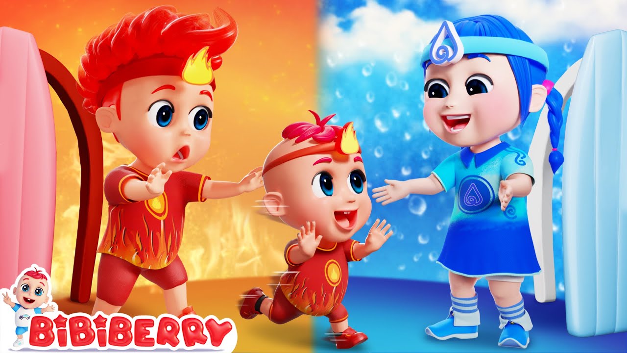 Baby Fire Switched Family - Water and Fire Family Song | Bibiberry ...