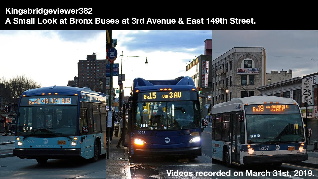 MTA New York City Bus: A Small Look at Bronx Buses at 3rd Avenue & East ...