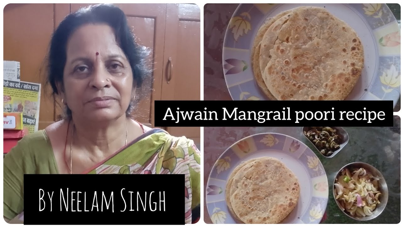 Ajwain Mangrail poori recipe by Neelam singh #recipe # ...