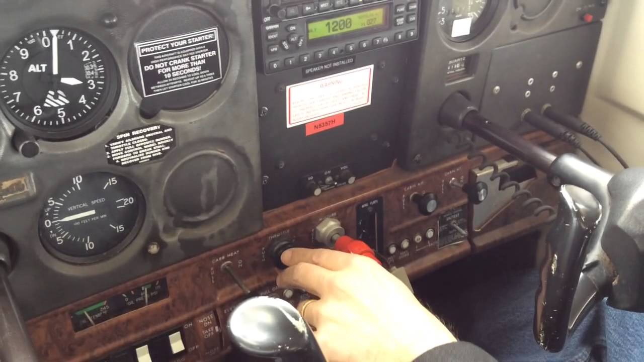Cessna 152 stall practice - YouTube