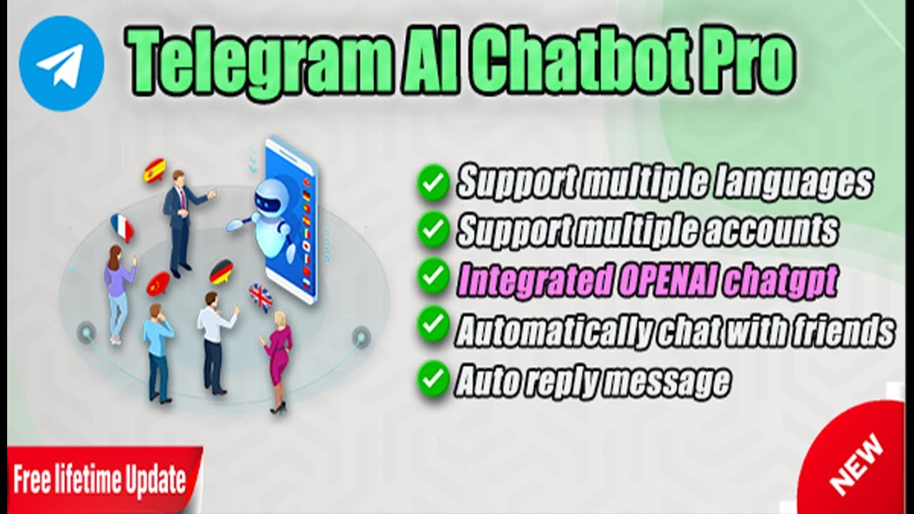 Telegram AI ChatBot Pro #telegramai #telegramchatbot #telegramaichat - YouTube