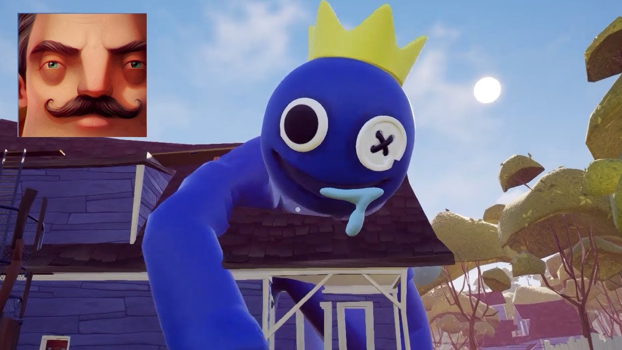 Hello Neighbor - My New Neighbor Big Blue in Rainbow Friends Act 2 ...