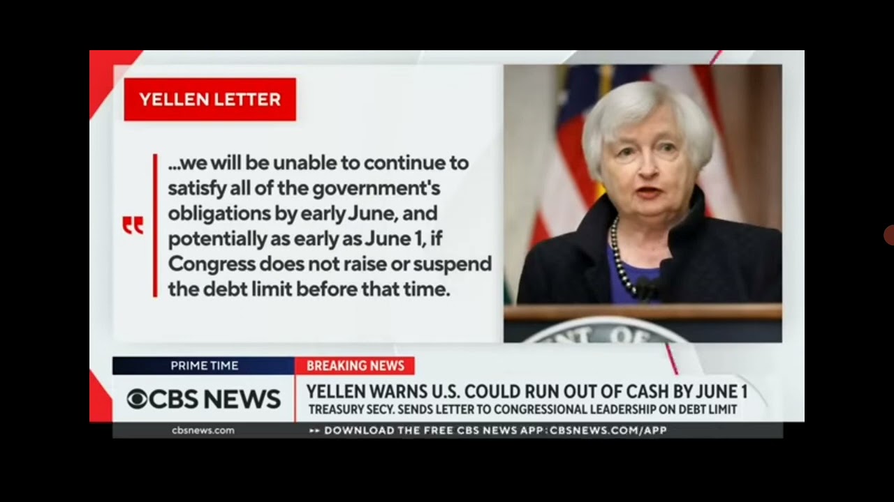 AMERICA COULD RUN OUT OF CASH JUNE 1 SAYS JANET YELLEN RIGHT IN TIME ...