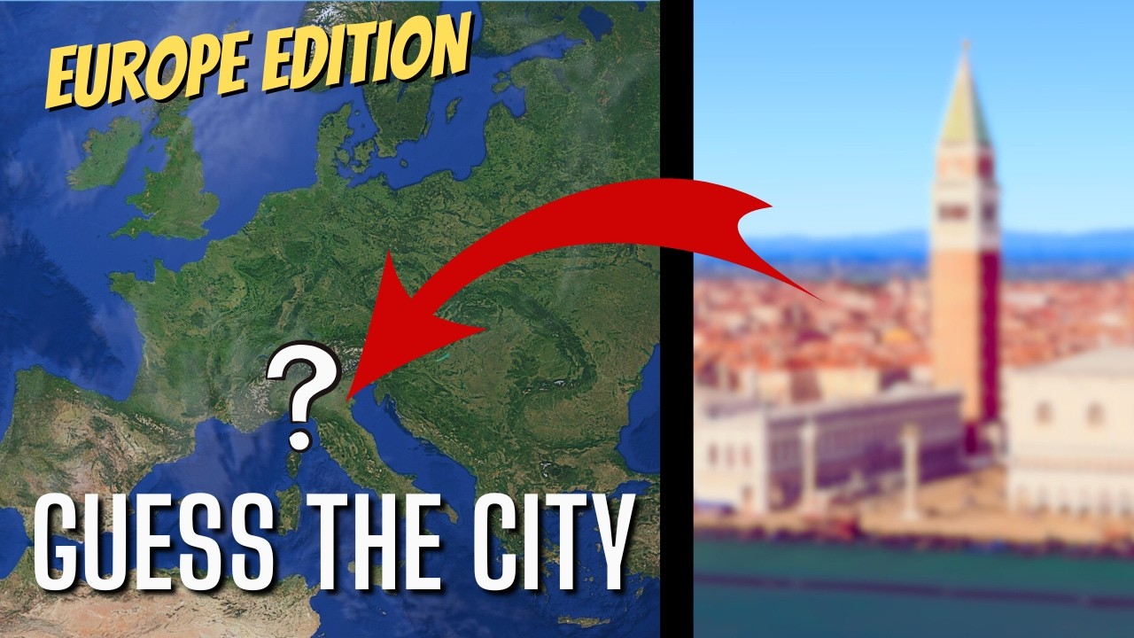 Guess The European City! (Google Earth Challenge) - YouTube