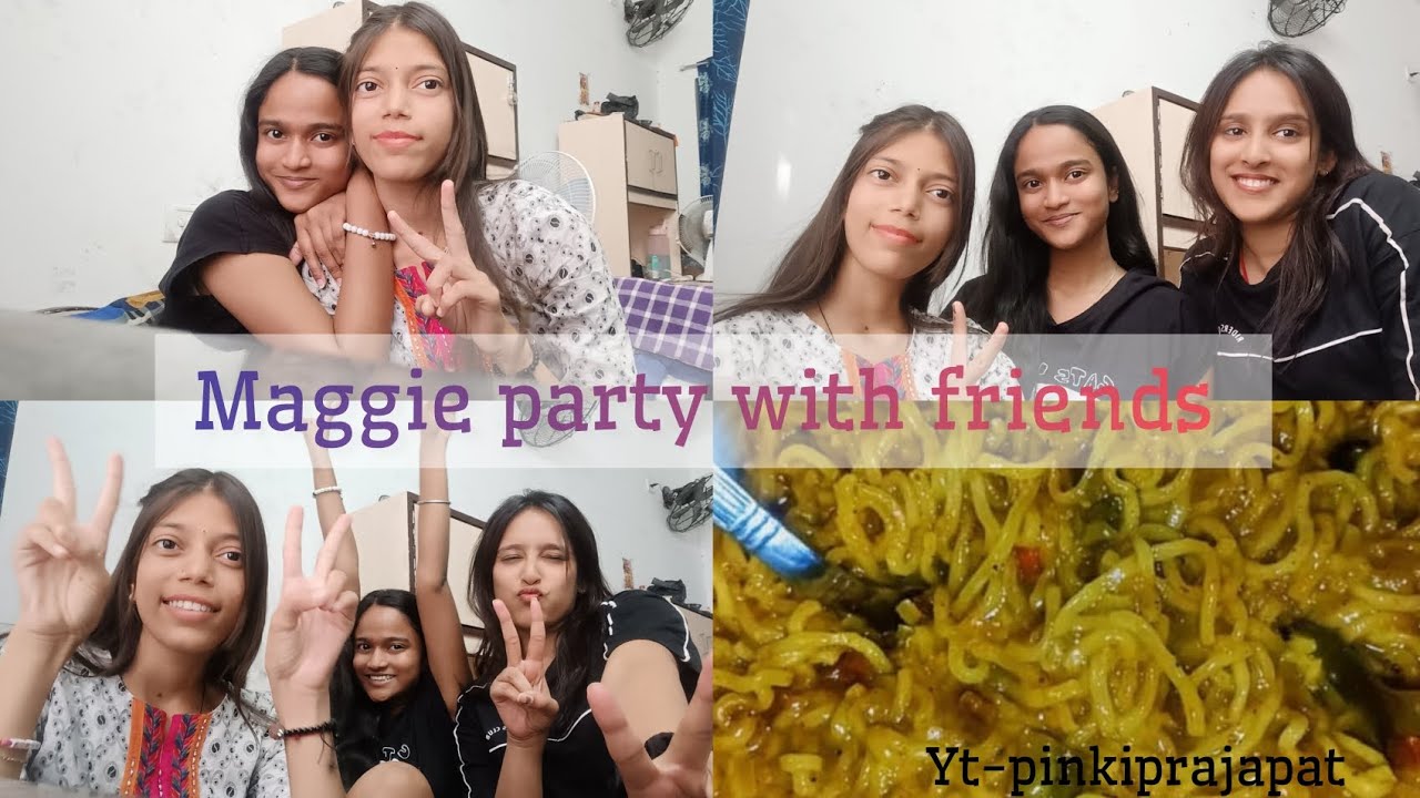 Maggie party with friends🥰😂 - YouTube