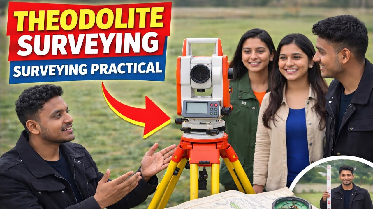 Theodolite Surveying | Surveying Practical - YouTube