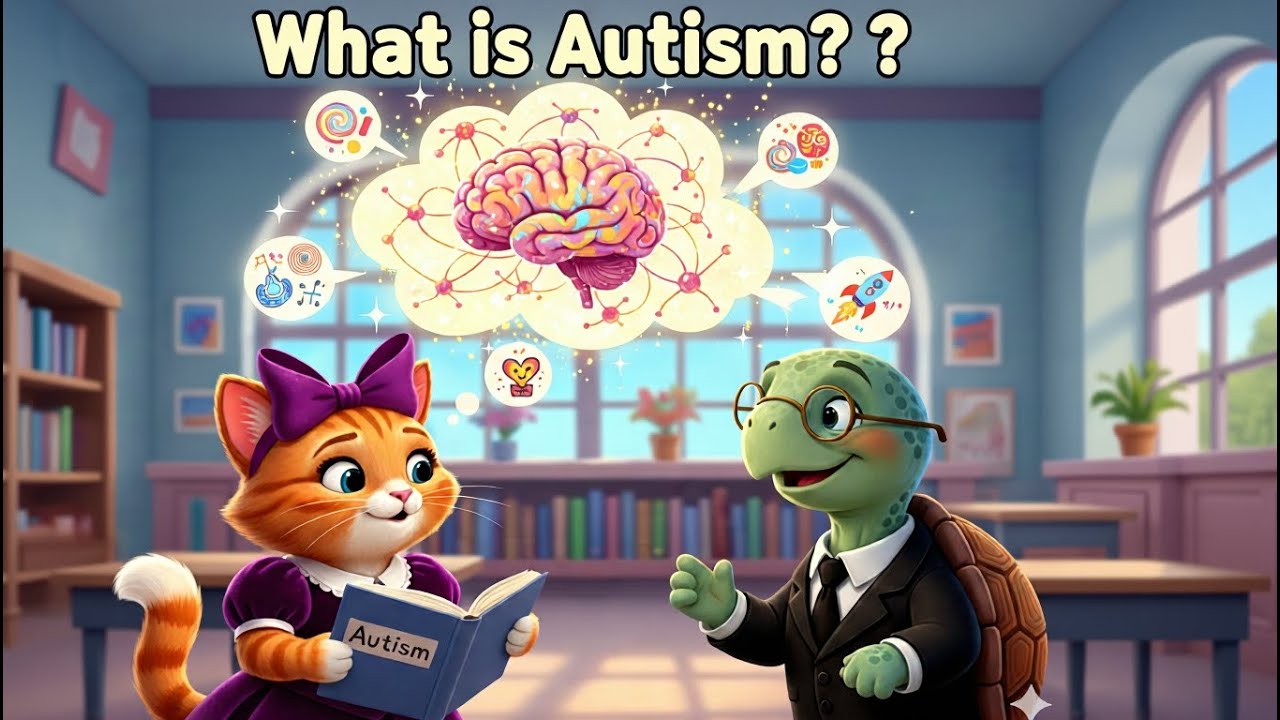 What is Autism? 🤔 | Ginger Kitty Learns About Autism Spectrum Disorder ...