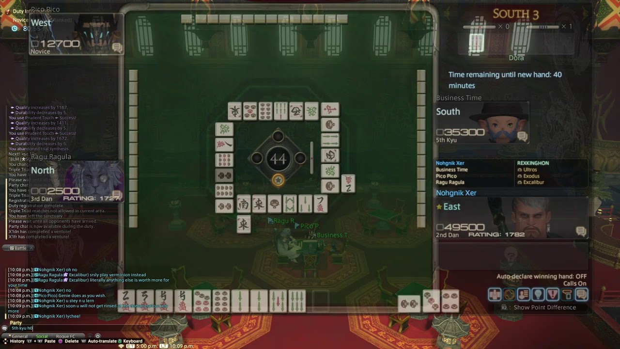 FFXIV: 5.35 - Doman Mahjong - YouTube