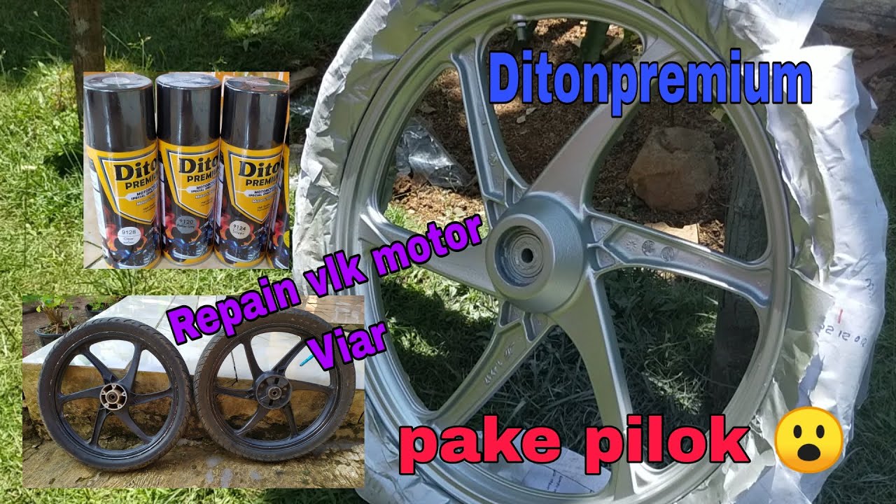 Repain velk motor StarX menggunakan pilok Diton Premium - YouTube