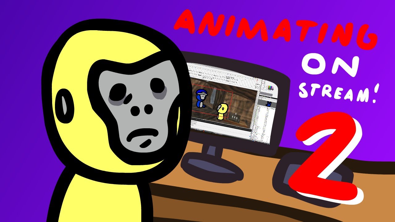 Animating on Stream TWO!! (no music this time) - YouTube