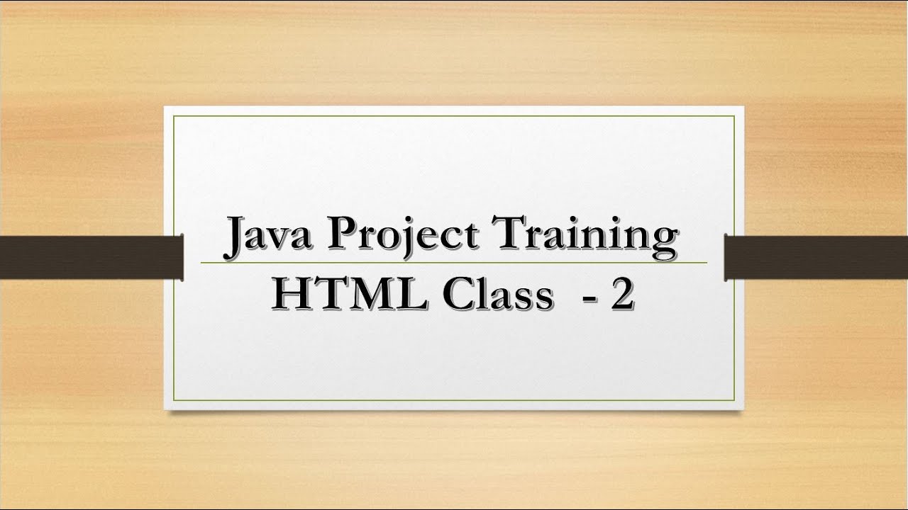 Java Web Development Training - Class 2 || 11 Jan 2022 || HTML Formatting Tags - YouTube