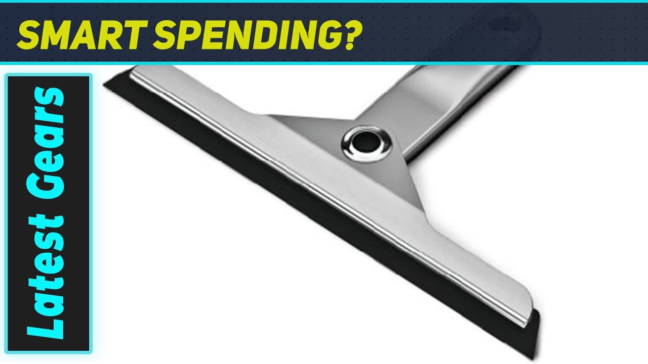 simplehuman Foldaway Squeegee: The Perfect Squeegee? - YouTube