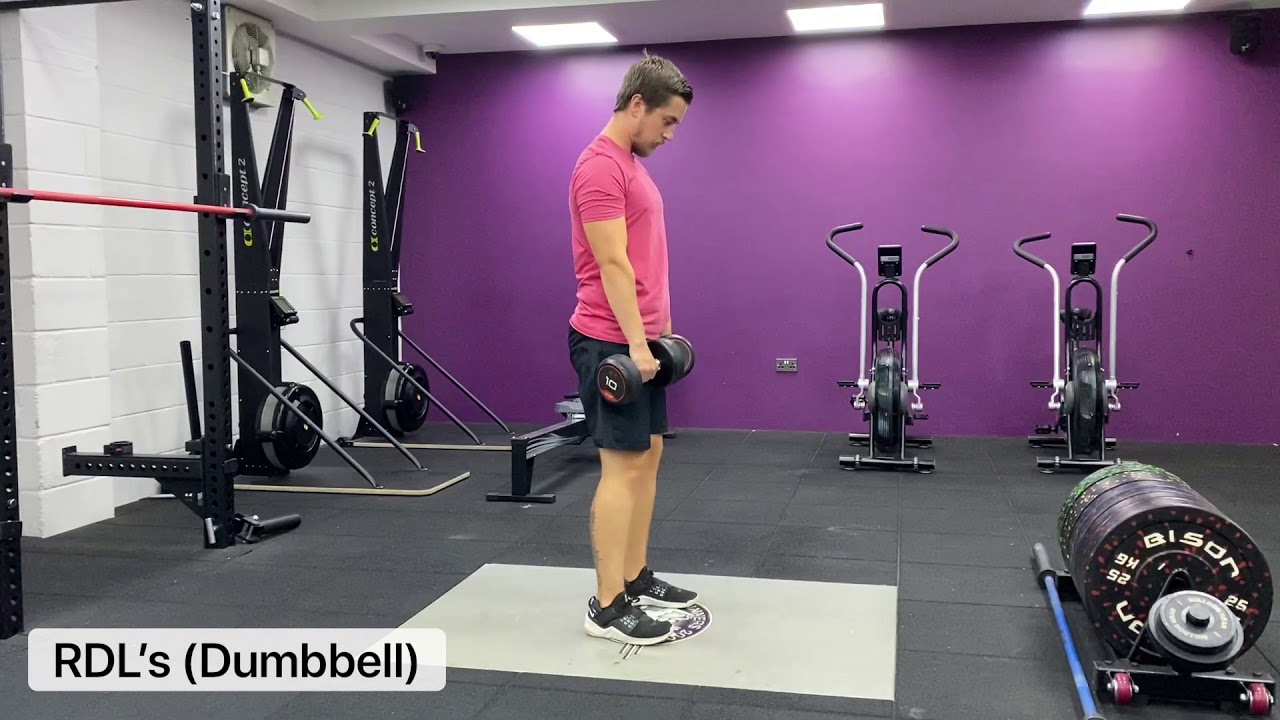 RDL's (Dumbbell) - YouTube