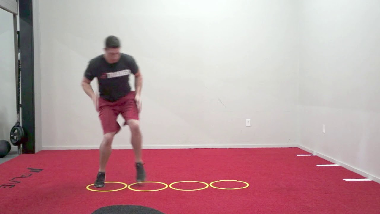 Lateral Agility Rings with Stick - YouTube