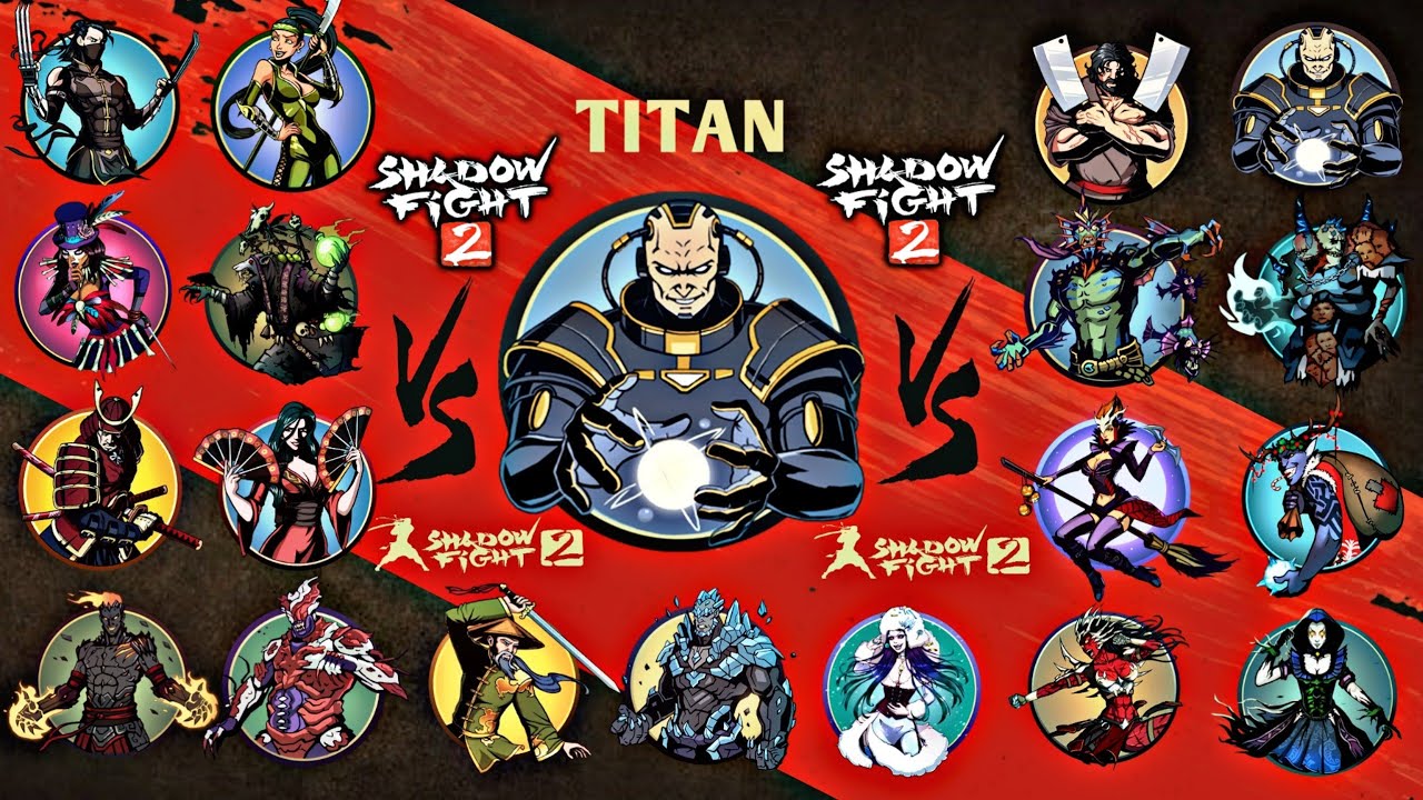 Shadow Fight 2 | Titan vs All Bosses - YouTube