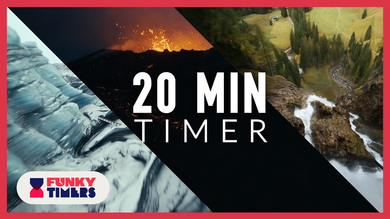 Drone Fpv 20 Minute Timer In 4k Relaxing Music Youtube