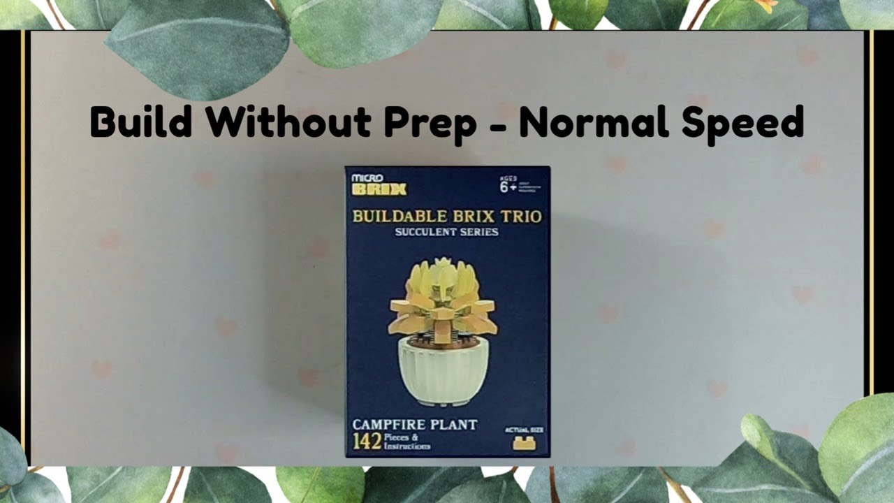 Build With Me! Micro Brix - Buildable Brix Trio - Succulent - Campfire ...