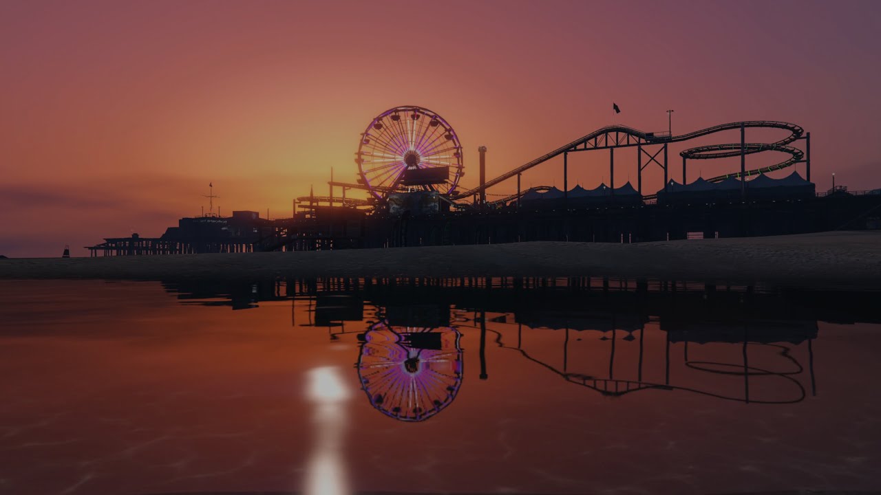Del Perro Pier | GTA V Beach Ambience - YouTube