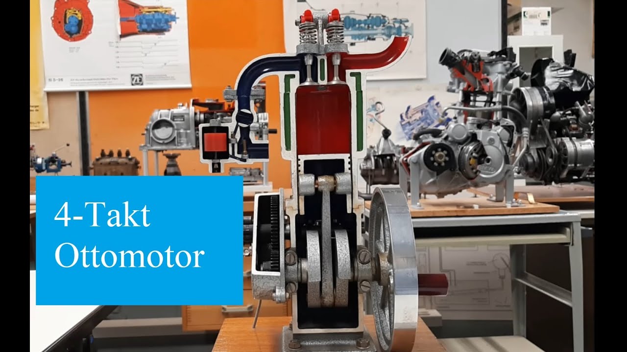 01. 4 Takt Ottomotor - Aufbau und Funktion - YouTube