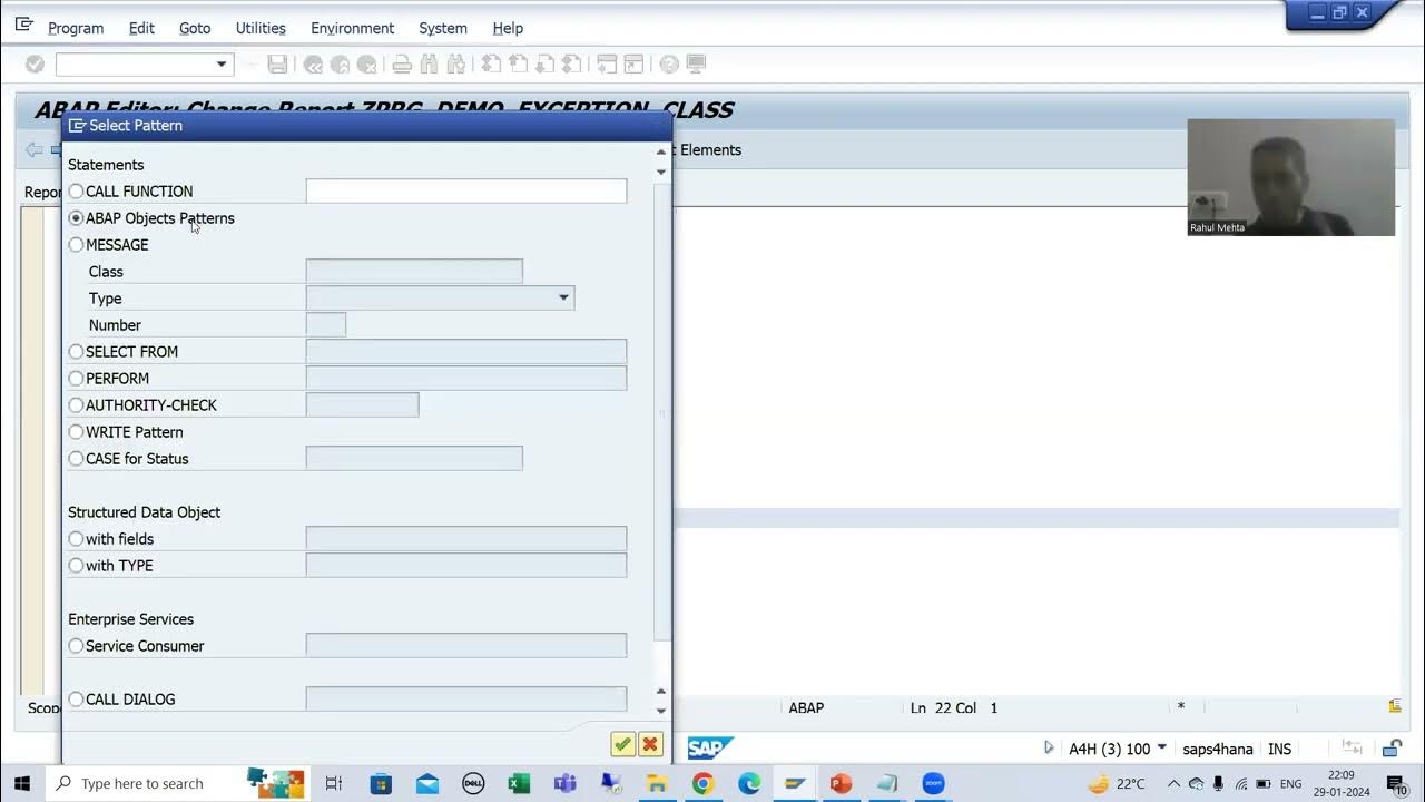 111 - ABAP OOPS - Exception Class - Use in Program Part1 - YouTube