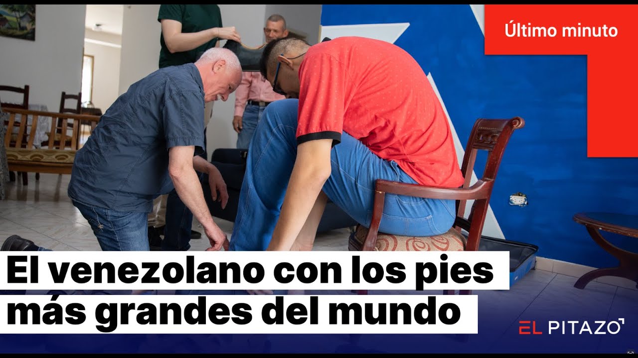 El hombre con los pies más grandes del mundo es venezolano y estrena ...