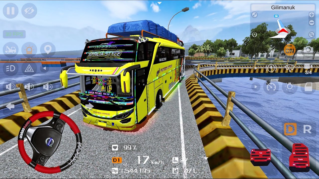 Bus Pariwisata Aprilia Style Telolet Basuri Cortas Naik Kapal #bus # ...