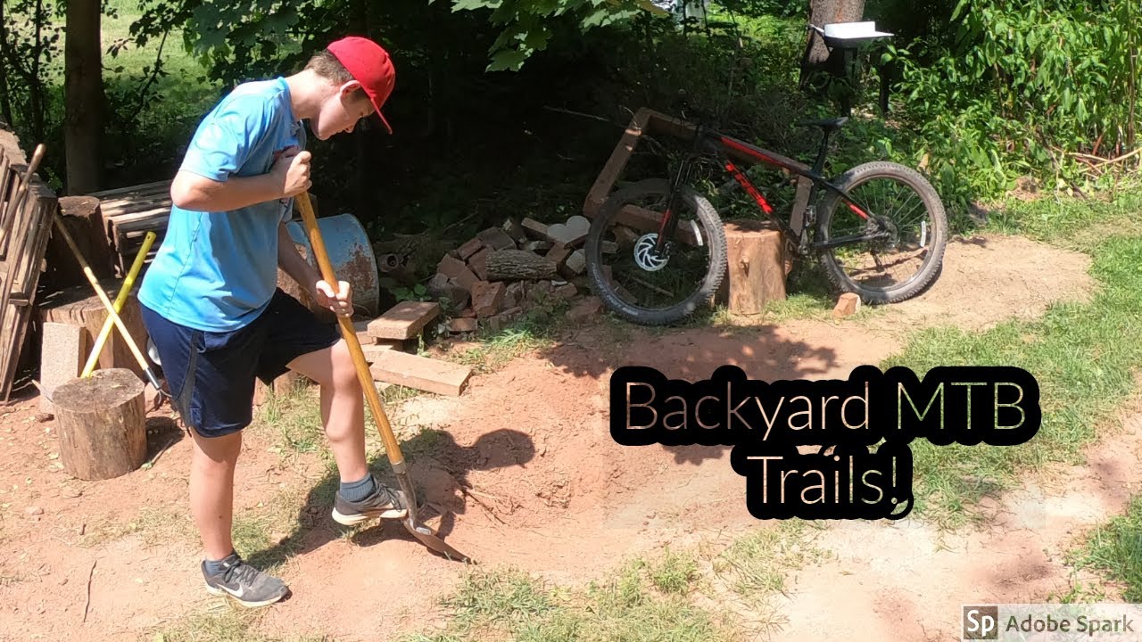 Building A Backyard MTB Trail - YouTube