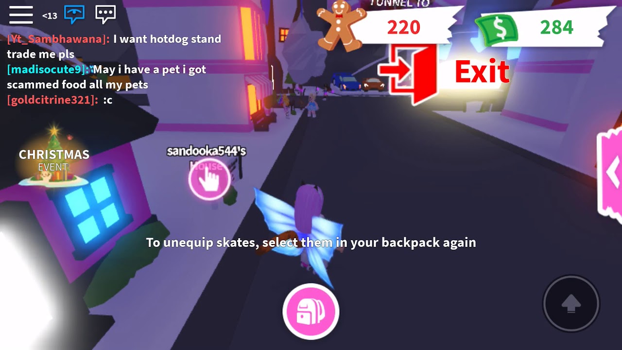 Playing adopt me (Roblox) - YouTube