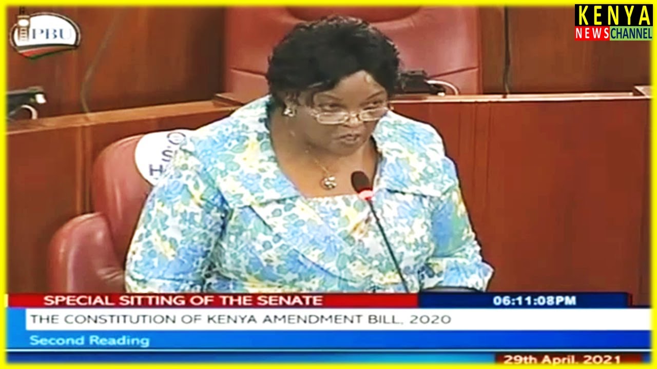 See Agnes Kavindu impressive speech during BBI Bill debate in senate ...