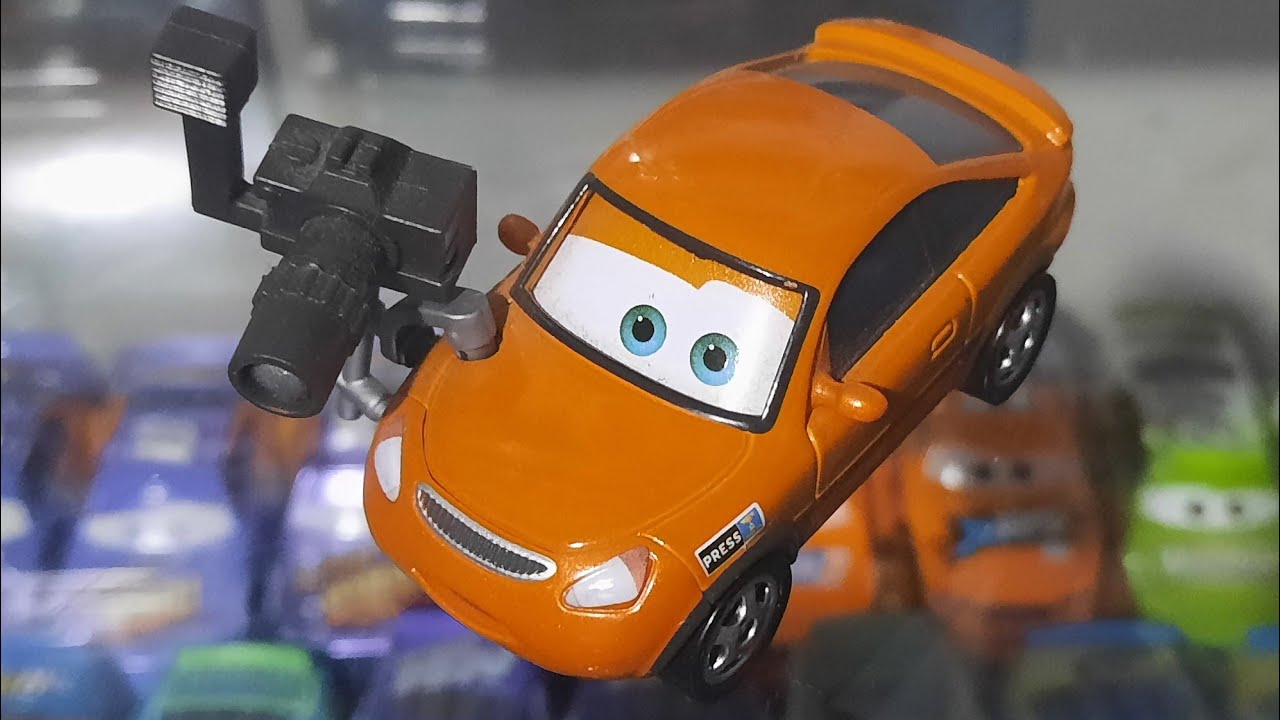 Mattel Disney/Pixar Cars Hooman (Piston Cup Cameraman) Racing Sports ...