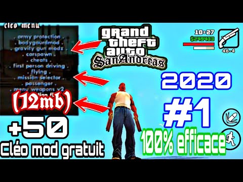 TUTO télécharger et installer Cléo mod sur GTA san Andreas - YouTube