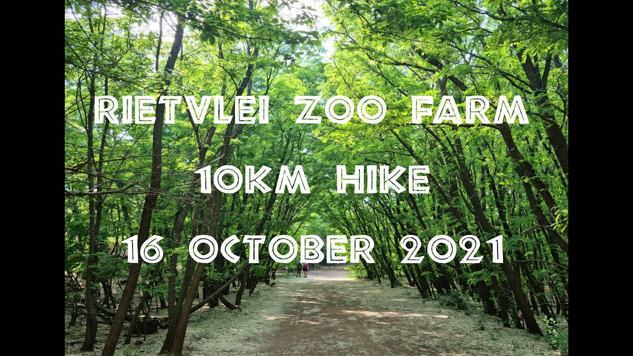 Rietvlei Zoo Farm - 10Km Hike - YouTube