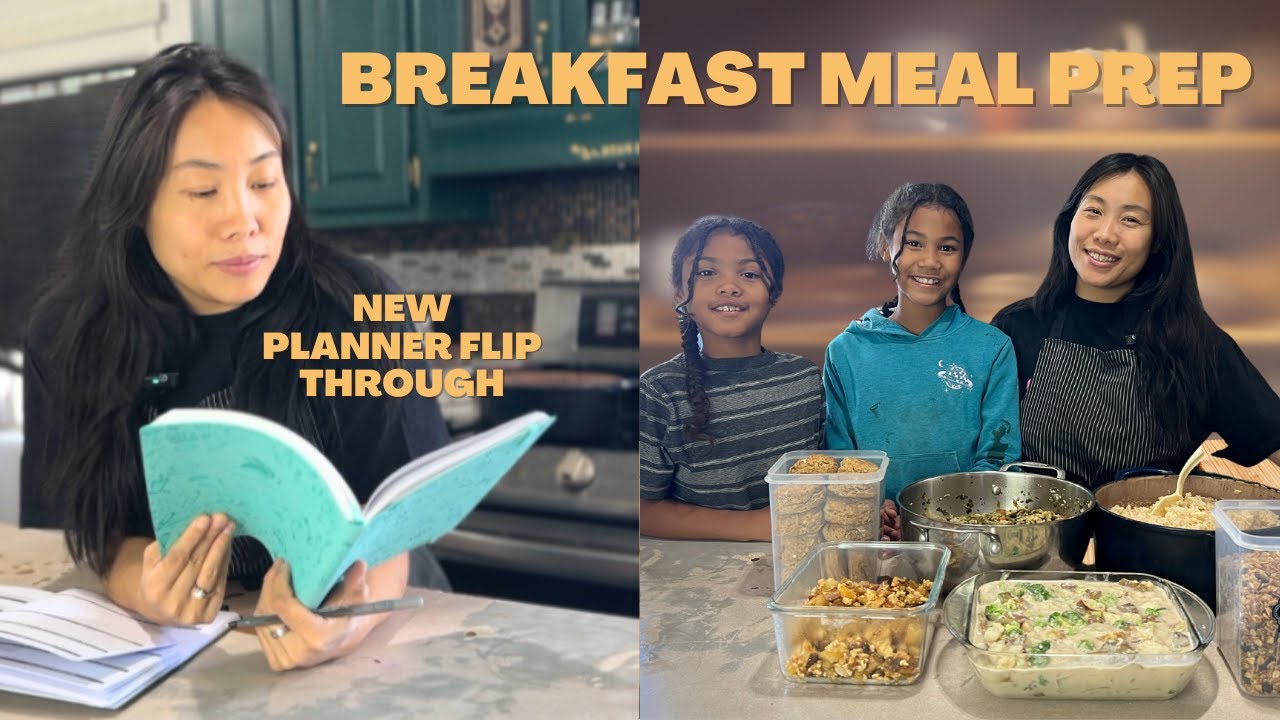 Vegan Meal Prep | Vegan Breakfast recipes & flip through my newest planners! - YouTube