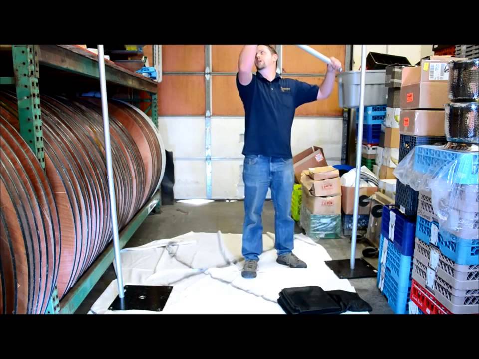 How to set up Pipe and Drape - YouTube