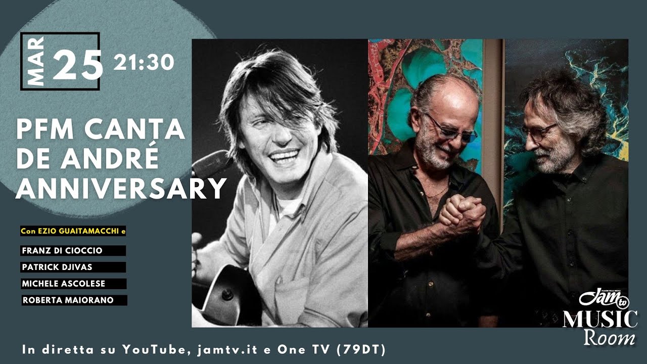 PFM canta De André Anniversary - 45 anni dallo storico tour - YouTube