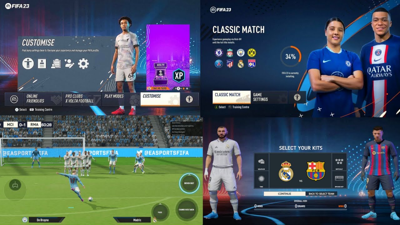 FIFA 16 MOBILE | MOD FIFA 23 [PS5] ANDROID OFFLINE NEW UPDATE TRANSFERS ...