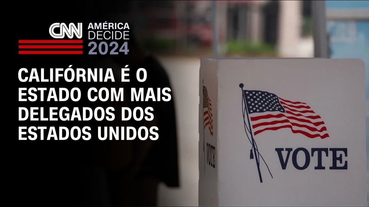 Califórnia é o estado com mais delegados dos Estados Unidos | AMÉRICA ...