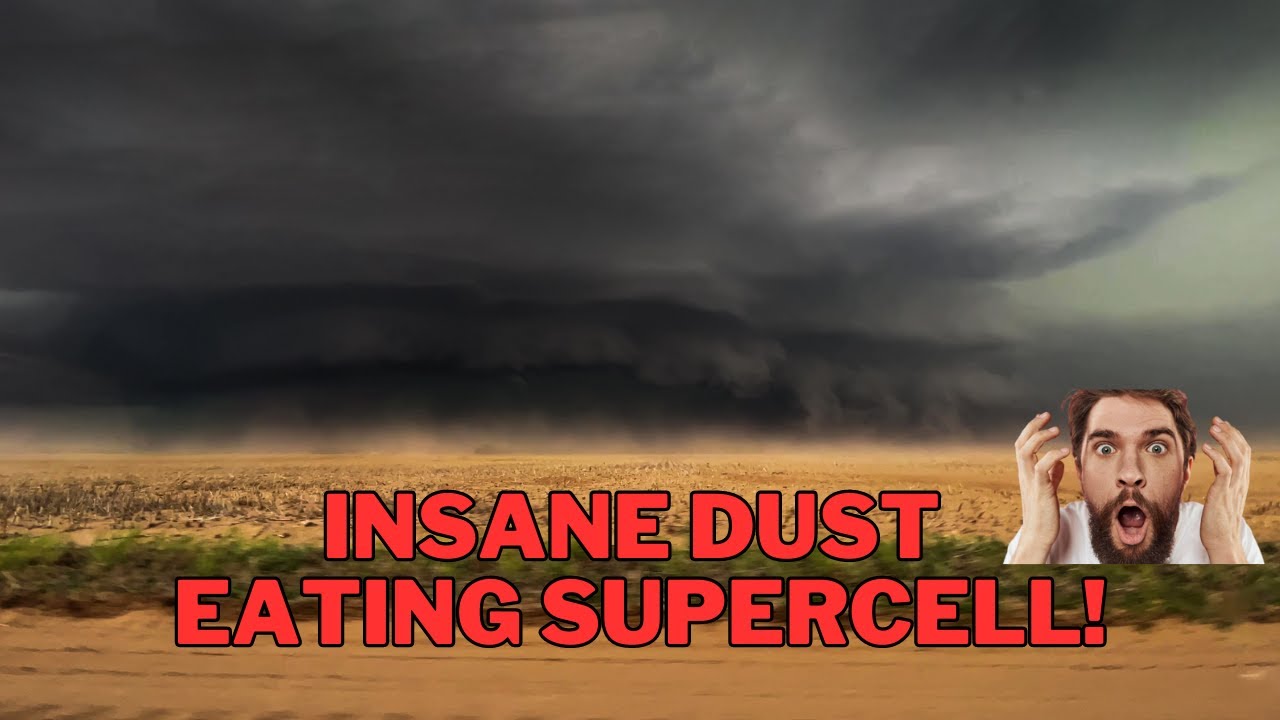 Experience INSANE Dust Eating Kansas Supercell From POV of Storm Chaser ...