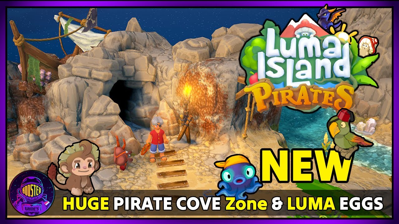 LIVE | LUMA ISLAND Pirate Cove Update - New Map, Eggs, Shipwreck Job ...