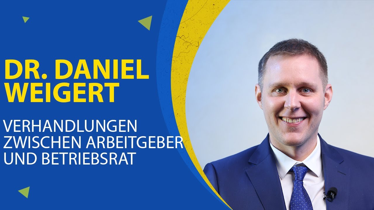 Dr. Daniel Weigert: Tipps für Verhandlungen zwischen Arbeitgeber und ...