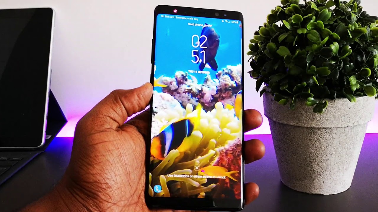 Samsung galaxy Note 8 computer-mouse-like cursor/pointer to control ...