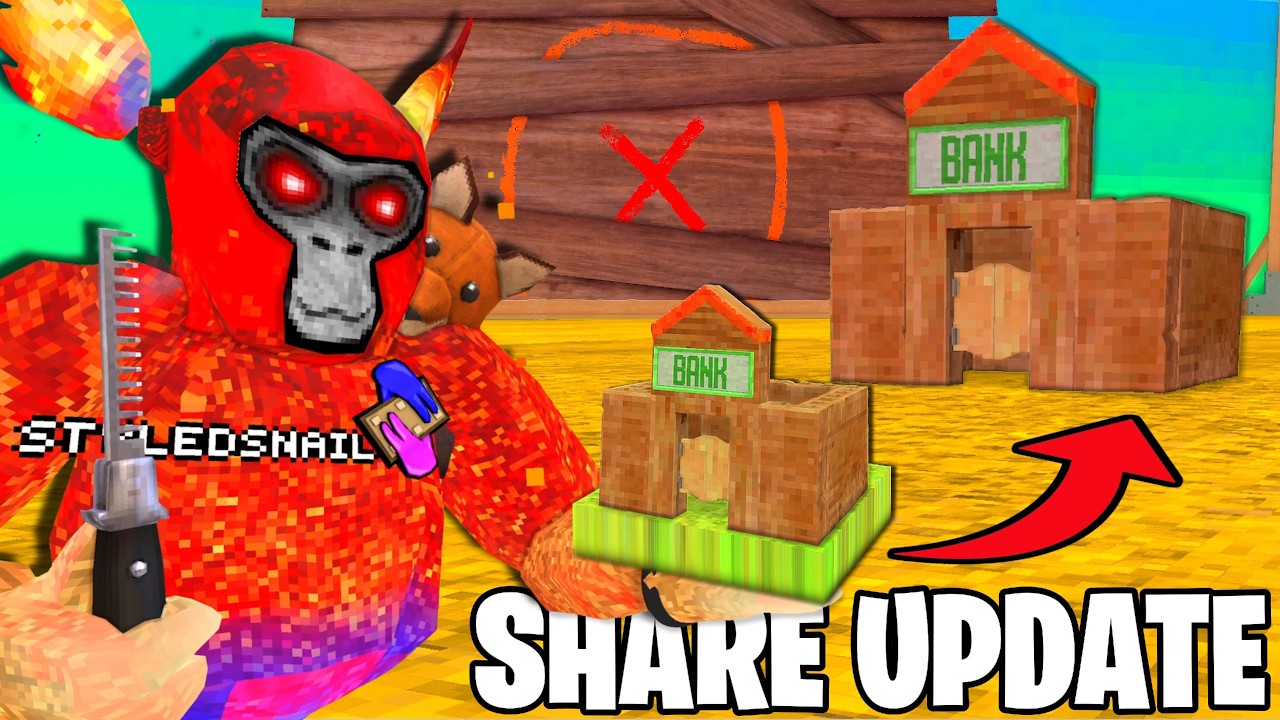 Gorilla Tag HUGE Monke Blocks Update (new secret tunnel?) - YouTube