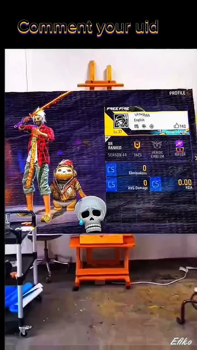 Comment your uid #freefire profile edit #trending editing free fire max ...