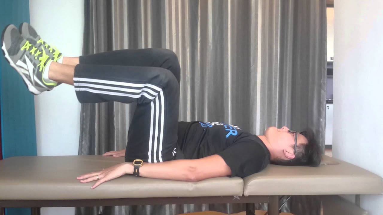 Supine Bend Knee Body Twist - YouTube