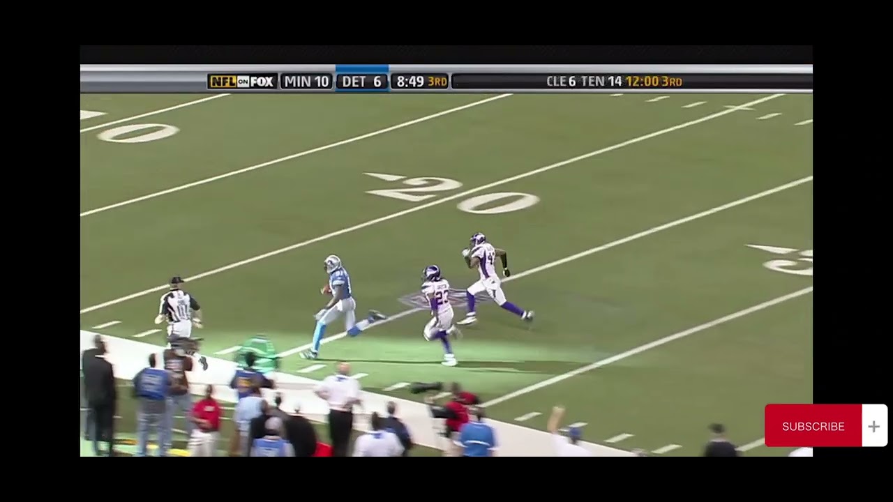 Daunte Culpepper finds Calvin Johnson for a insane big play touchdown ...