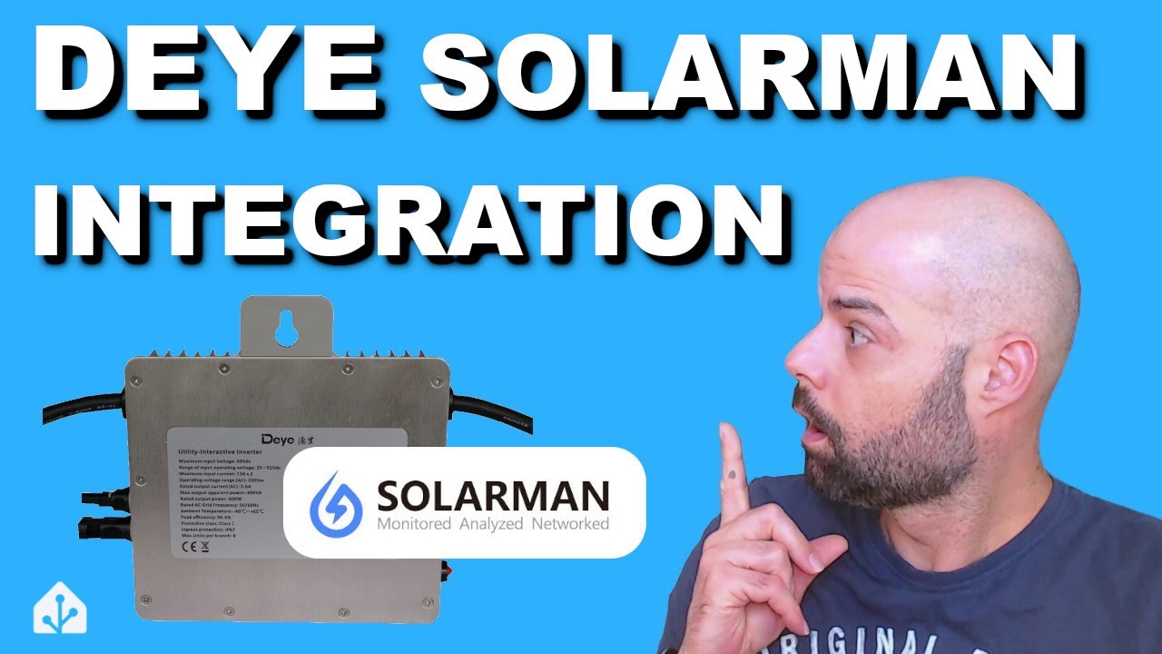 Home Assistant Deye Wechselrichter mit Solarman HACS Integration - YouTube