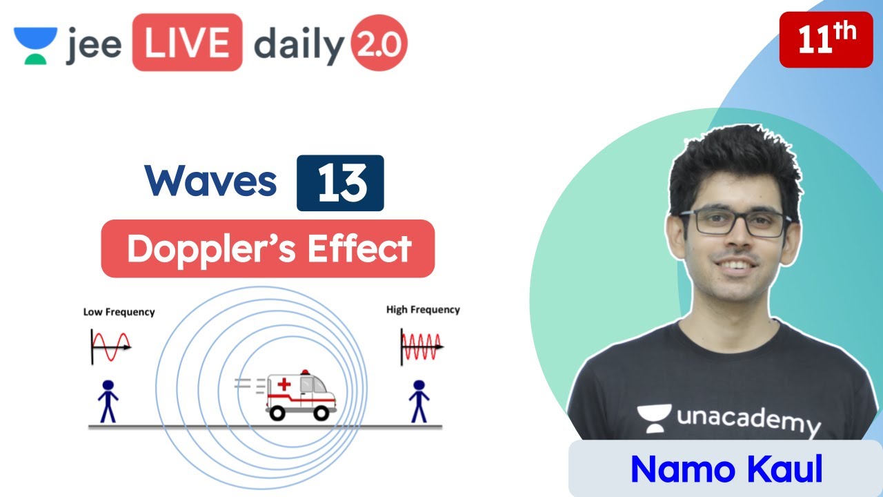 JEE: Waves L13 | Doppler's Effect | Class 11 | Unacademy JEE | JEE ...
